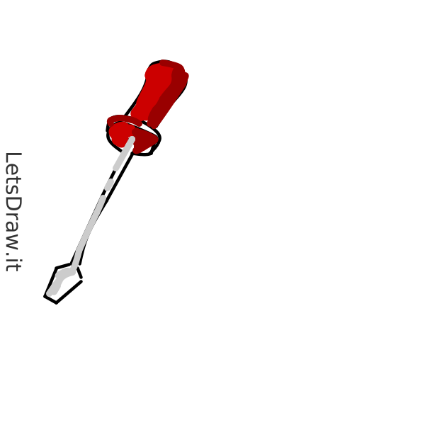 How to draw screwdriver / iq9trbrmk.png / LetsDrawIt