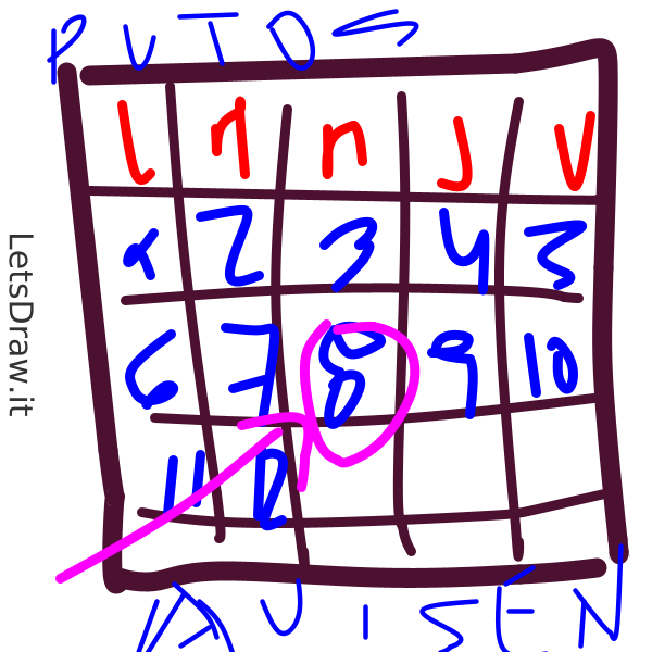 How to draw date / itxpecc9i.png / LetsDrawIt