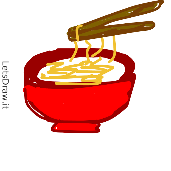 How to draw chopsticks / itzogug5y.png / LetsDrawIt