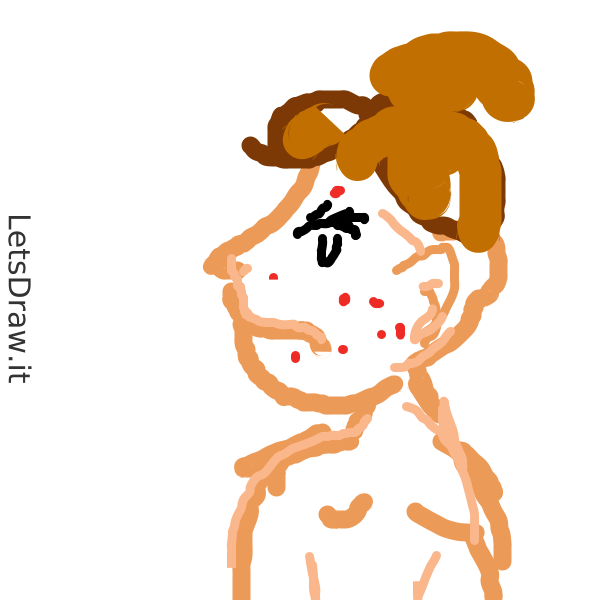 How to draw acne / LetsDrawIt