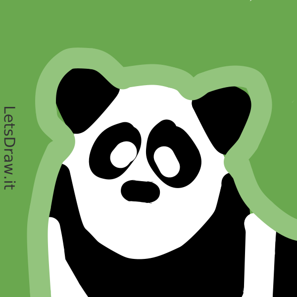How to draw panda / iuzggkix1.png / LetsDrawIt