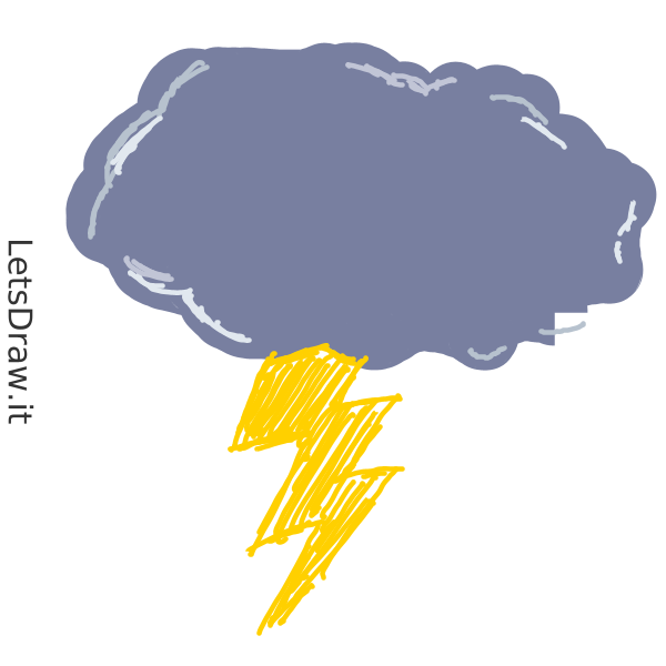 How to draw thunder / iwrpgx8s5.png / LetsDrawIt