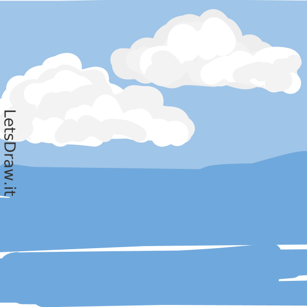 How to draw cloud / ixix86m1q.png / LetsDrawIt
