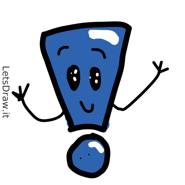 How to draw exclamation mark / iz6f6u7z.png / LetsDrawIt