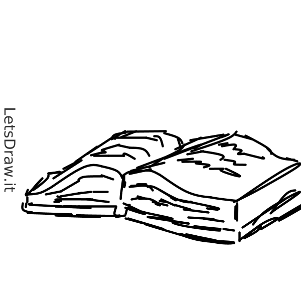 How to draw book / iziknxgc7.png / LetsDrawIt