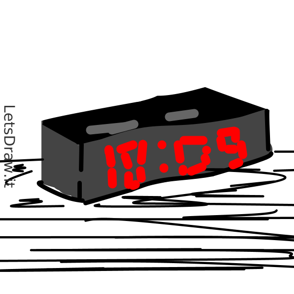 How to draw alarm clock / j3b9ntdtk.png / LetsDrawIt