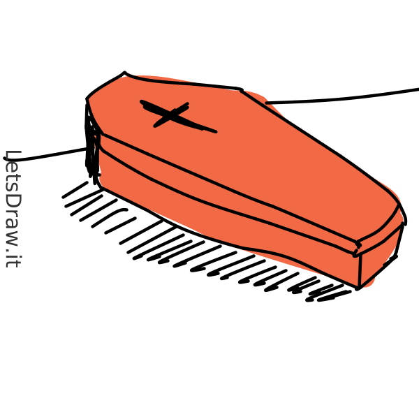 How to draw coffin / j4gc6uwb.png / LetsDrawIt