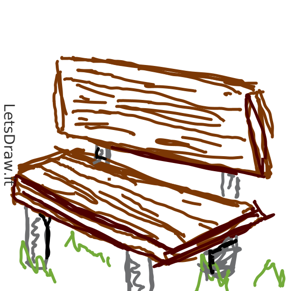 How to draw bench / j4n8tgzkf.png / LetsDrawIt