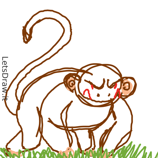 How to draw monkey / j55eqphb9.png / LetsDrawIt