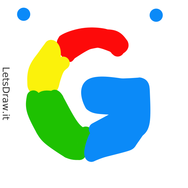 How to draw Google / j6bej38u5.png / LetsDrawIt