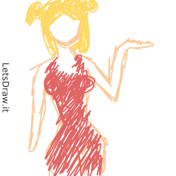 How to draw lady / j89yngeuc.png / LetsDrawIt