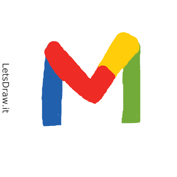 How to draw Gmail / j8b4xir7k.png / LetsDrawIt