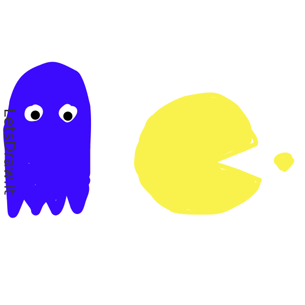 How to draw pacman / j9pecmud1.png / LetsDrawIt