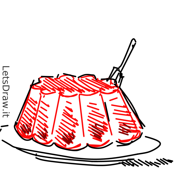 How to draw jelly / LetsDrawIt