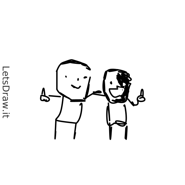 How to draw friends / jcawp5q3g.png / LetsDrawIt