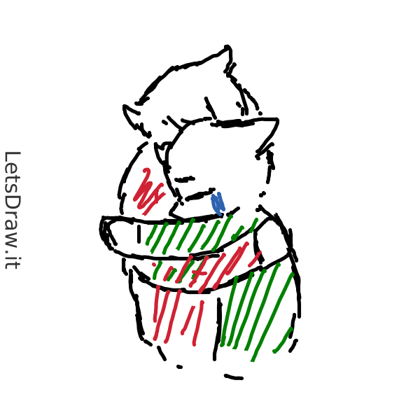 How to draw hug / je3jjyiqt.png / LetsDrawIt