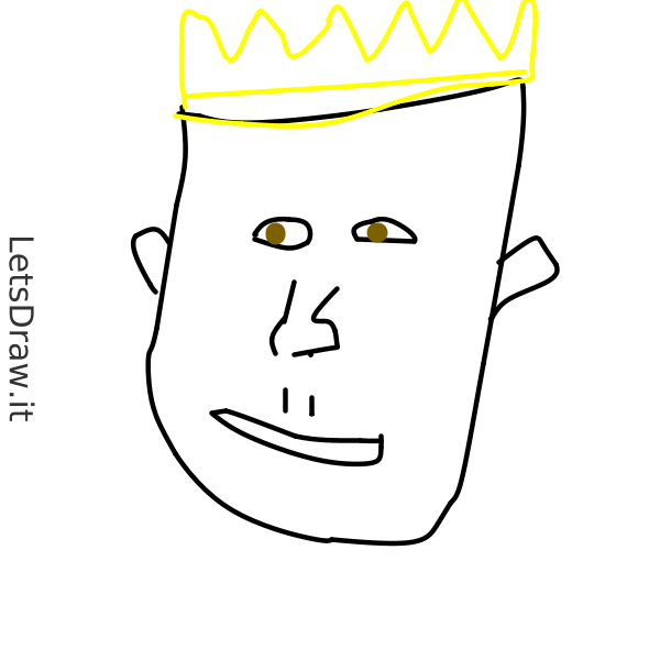 How to draw king / je6me1g7w.png / LetsDrawIt