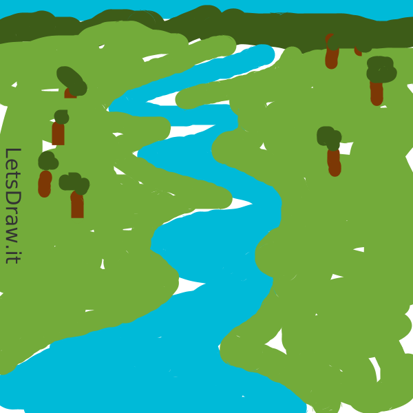 How to draw river / jepy1gguu.png / LetsDrawIt
