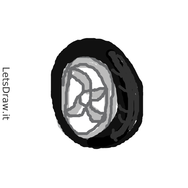 How to draw Car Wheel / jf4iqo3hb.png / LetsDrawIt