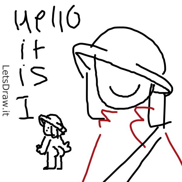 How to draw myself / jfdmq6bux.png / LetsDrawIt