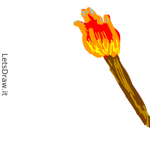 How to draw torch / jh8pf3nmu.png / LetsDrawIt
