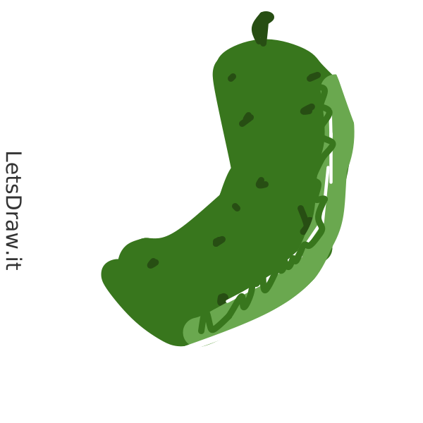 How to draw pickle / jhpjbfqt9.png / LetsDrawIt