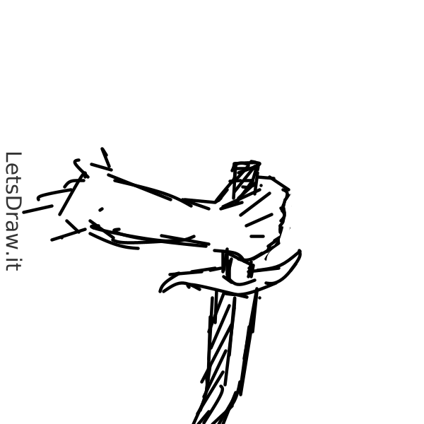How to draw dagger / jhubgo45i.png / LetsDrawIt