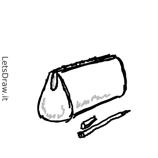 How to draw pencil box / jk491x1ei.png / LetsDrawIt