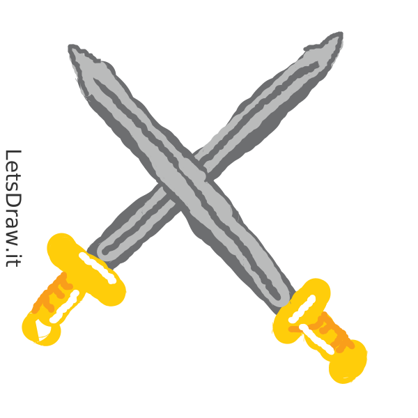 How to draw Swords / jorntjwnq.png / LetsDrawIt