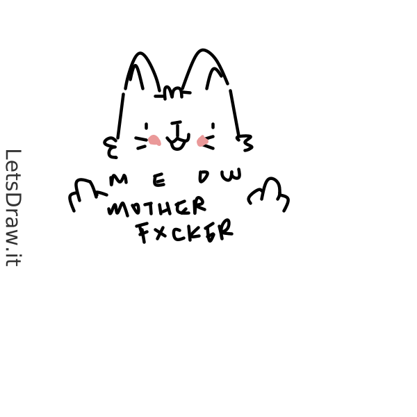 How to draw meow / jp7gf3suh.png / LetsDrawIt