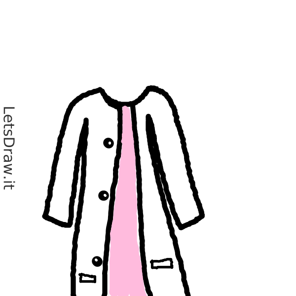 How to draw coat / LetsDrawIt