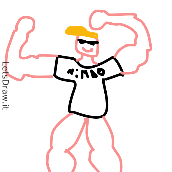 How to draw muscles / jrk3pegr5.png / LetsDrawIt