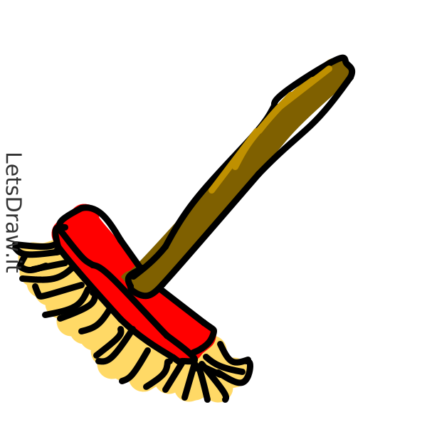 How to draw broom / jsabfwyoj.png / LetsDrawIt