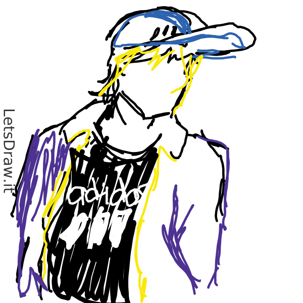 How to draw Adidas / LetsDrawIt