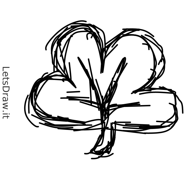 How to draw cloverleaf / jtqshgig.png / LetsDrawIt
