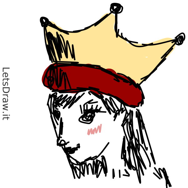 How to draw queen / jxgjdfzj9.png / LetsDrawIt