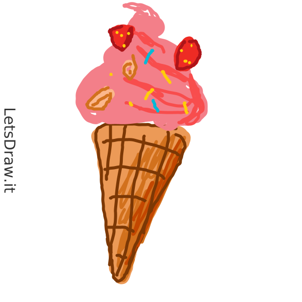 How to draw sundae / jz3utiryx.png / LetsDrawIt