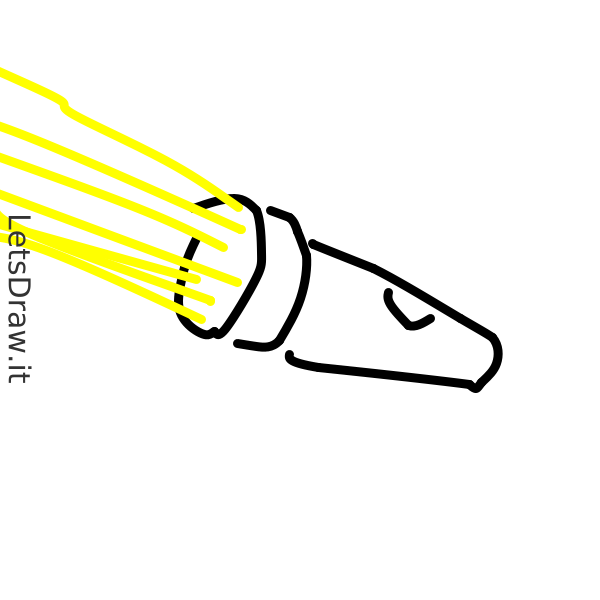 How to draw flashlight / jz54gshi6.png / LetsDrawIt