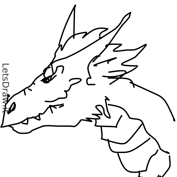 How to draw dragon / jzbbksi3.png / LetsDrawIt