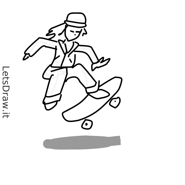 How to draw skateboard / jzomfo6o3.png / LetsDrawIt
