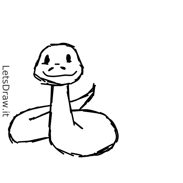 How to draw snake / k1jbkajtg.png / LetsDrawIt