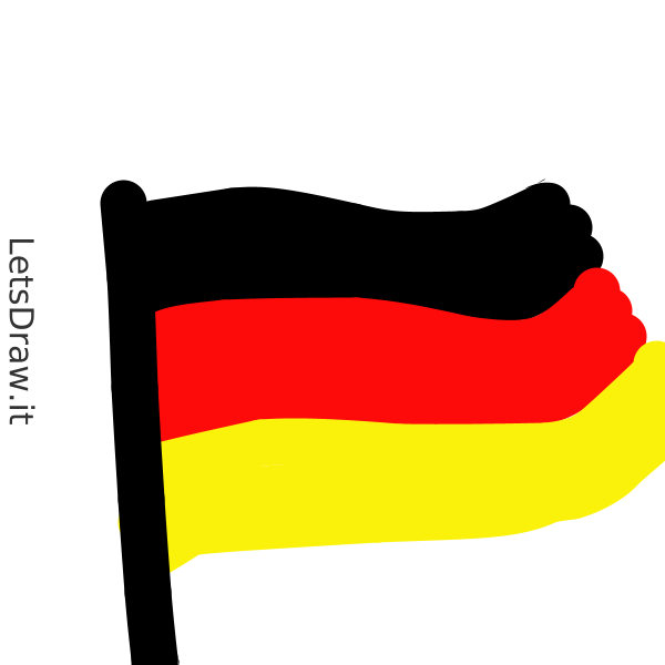 How to draw flag / k3kmcw33f.png / LetsDrawIt
