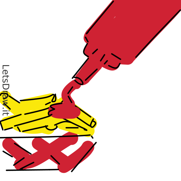 How to draw ketchup / k5bybwrt3.png / LetsDrawIt
