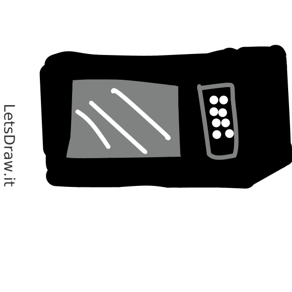 How to draw microwave / k6qcdkfgw.png / LetsDrawIt