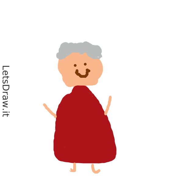 How to draw grandma / k84uo6e8m.png / LetsDrawIt