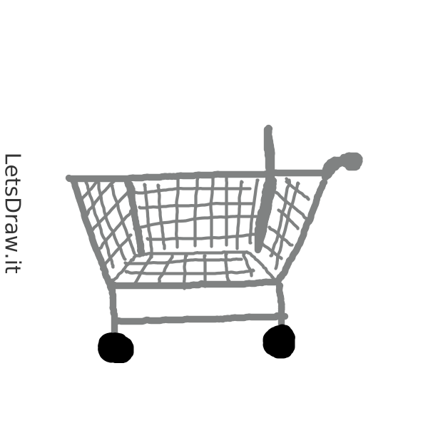 How to draw shopping cart / k8piqh7fi.png / LetsDrawIt
