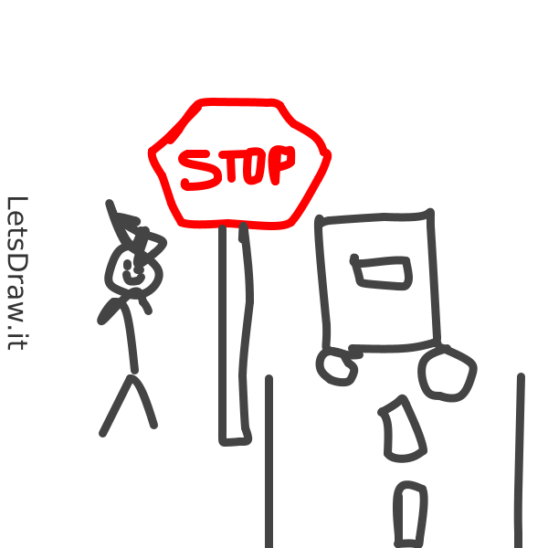 How to draw Sign stop / k8wqewxht.png / LetsDrawIt