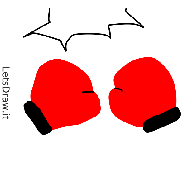 How to draw boxing gloves / k9xmg3pz9.png / LetsDrawIt