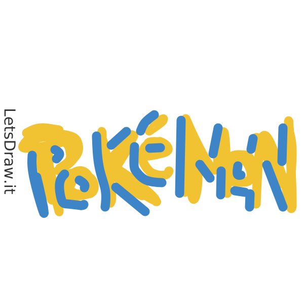 How to draw Pokemon logo / kcnhfjz6z.png / LetsDrawIt
