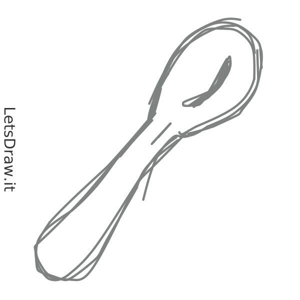 How to draw spoon / kf1mf18m.png / LetsDrawIt